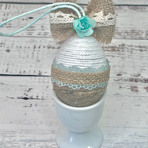 Hand Crafted | Holiday | Rustic Set Of Jute Easter Eggs Custom Eggs ...